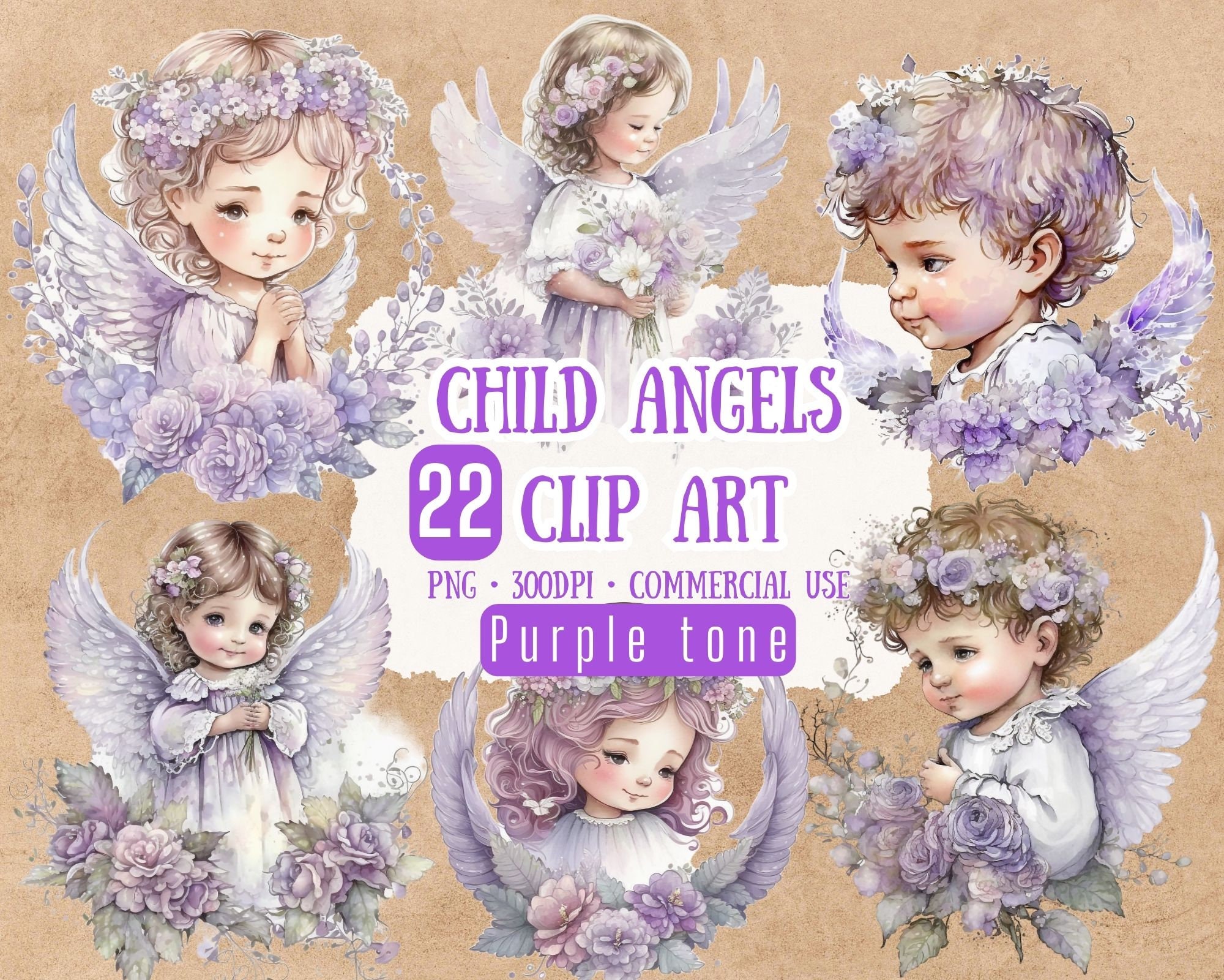 Children Angels Clipart