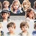 Child Girl and Boys Portrait Watercolor Clip Art 20 PNG Watercolor ...
