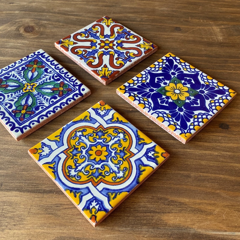 Mexican Colorful Coasters - Etsy