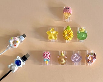 Cute Colourful Cartoon Charging Cable Protector Cable - Etsy UK