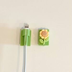 Cute Colourful Cartoon Charging Cable Protector | Cable Holder| Bear ...