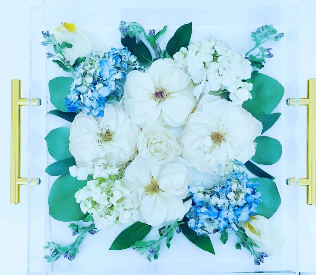 Beautiful 12 X 12 Inch Square Tray for Wedding Flower Preservations! # ...