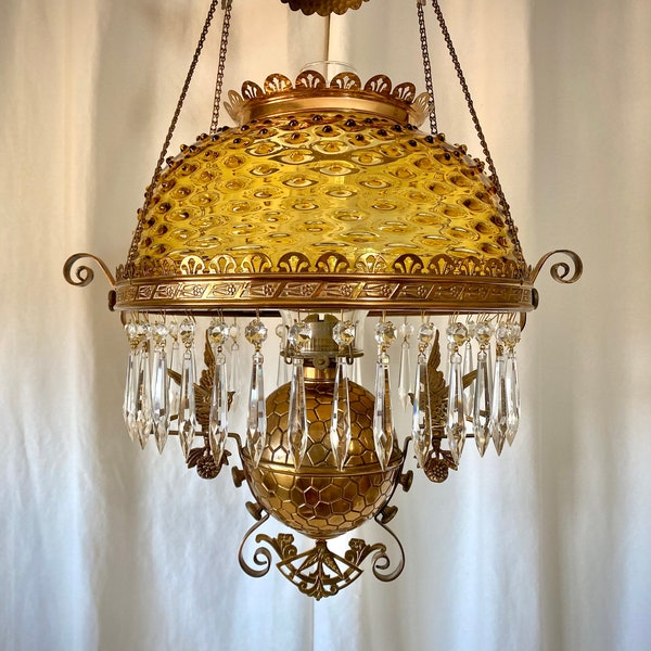 Antique Hanging Lamps - Etsy