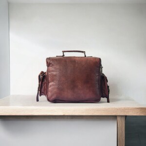 Leather Camera Bag Professional for DSLR/SLR Mirrorless Camera ...