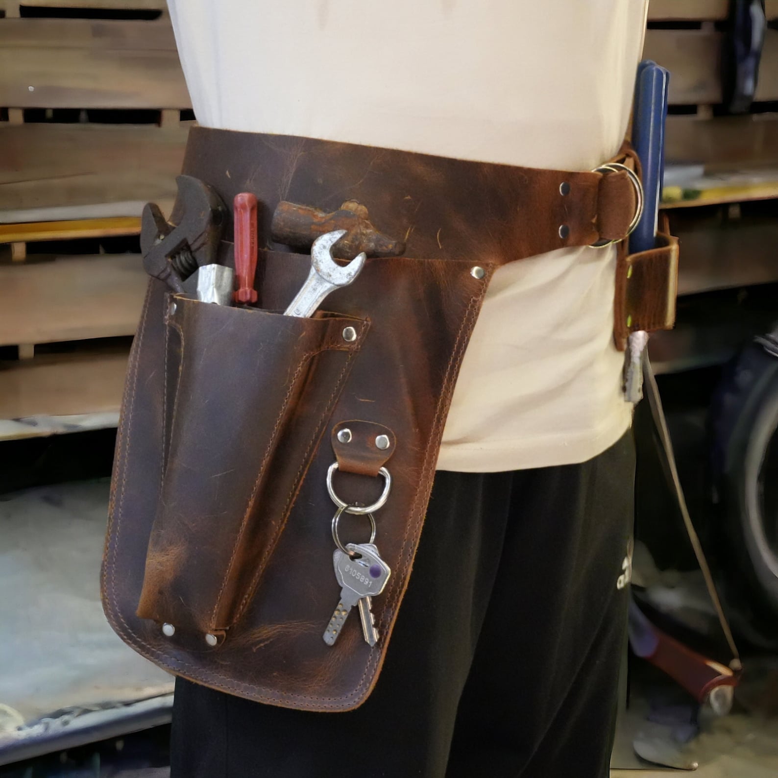 Leather Tool Belt, Personalized Florist Tool Belt, Gardening Tool Belt ...