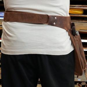 Personalized Leather Tool Belt, Top Grain, Adjustable Utility Belt - Etsy
