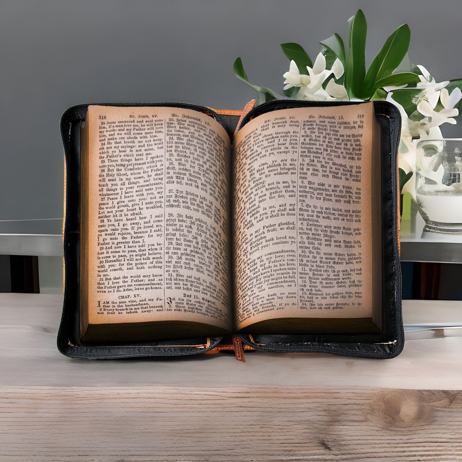 Custom Leather Bible Cover, Engraved Bible Cover, Customized Book Cover ...
