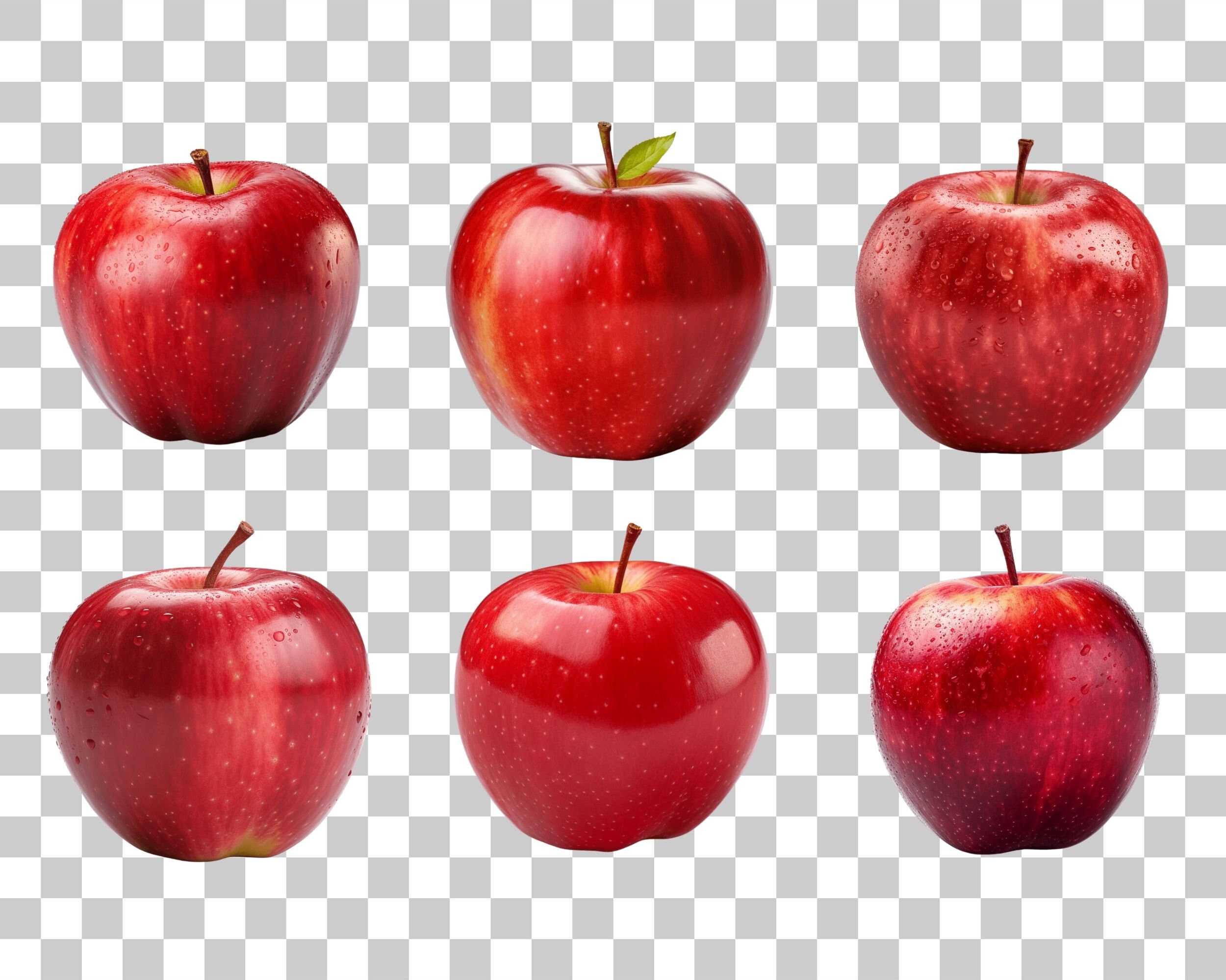 Red Apple Clipart – Clip Art Commercial Use, PNG Images, Digital Images ...