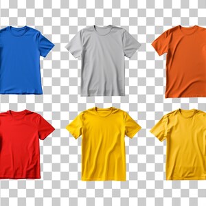 T-shirt Mockup Clipart – Clip Art Commercial Use, PNG Images, Digital ...