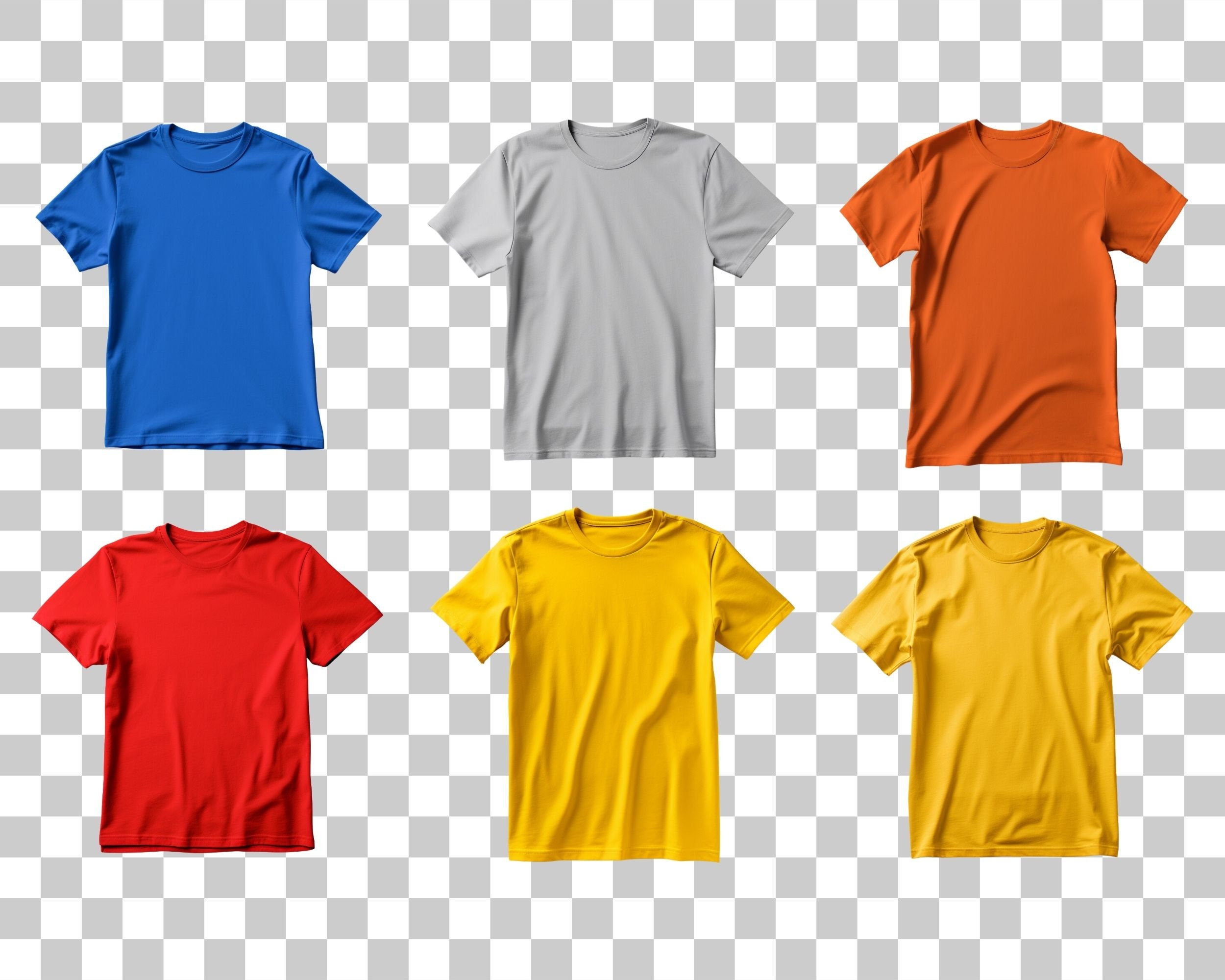 T-shirt Mockup Clipart – Clip Art Commercial Use, PNG Images, Digital ...