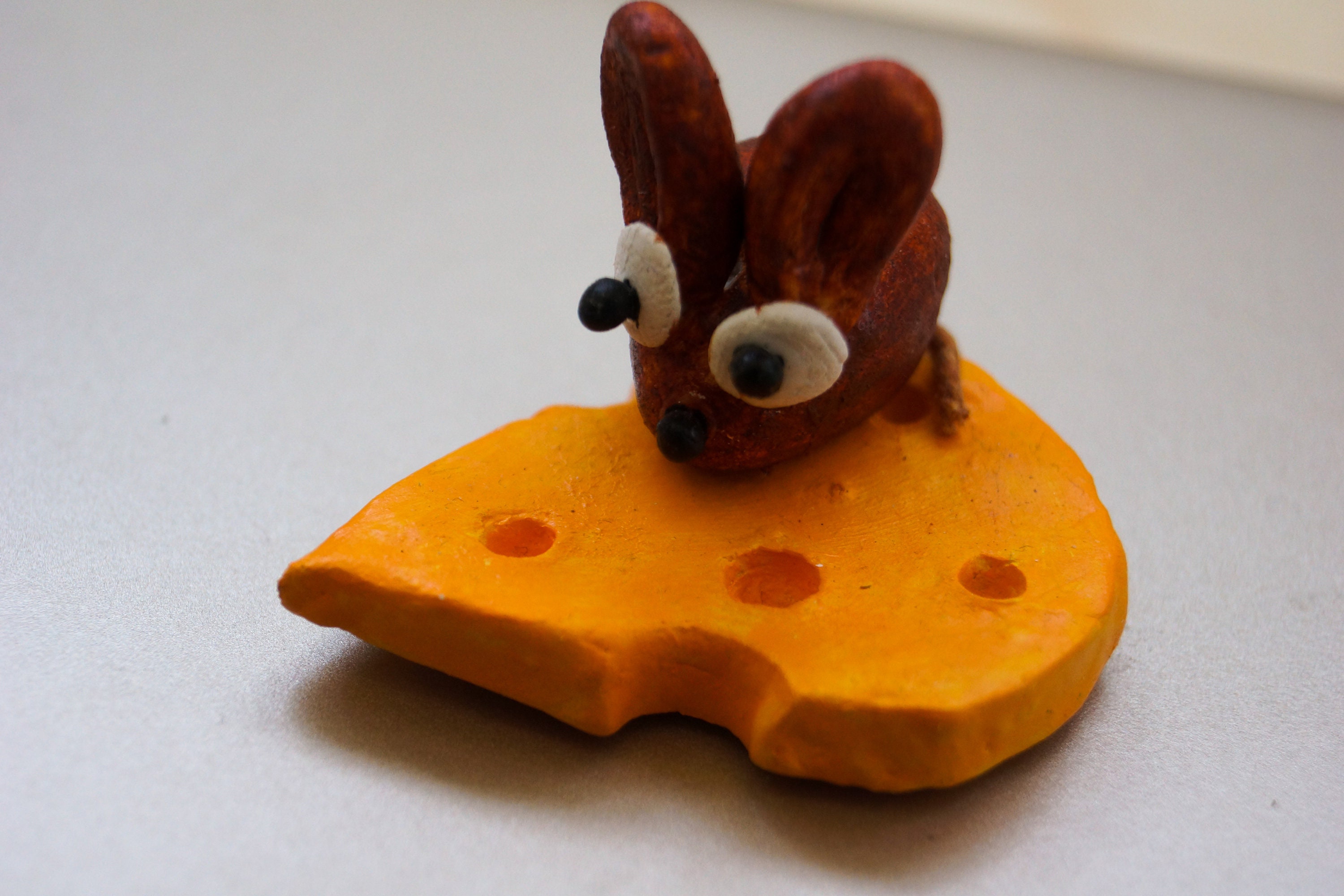 Little Mouse on Cheese - Etsy