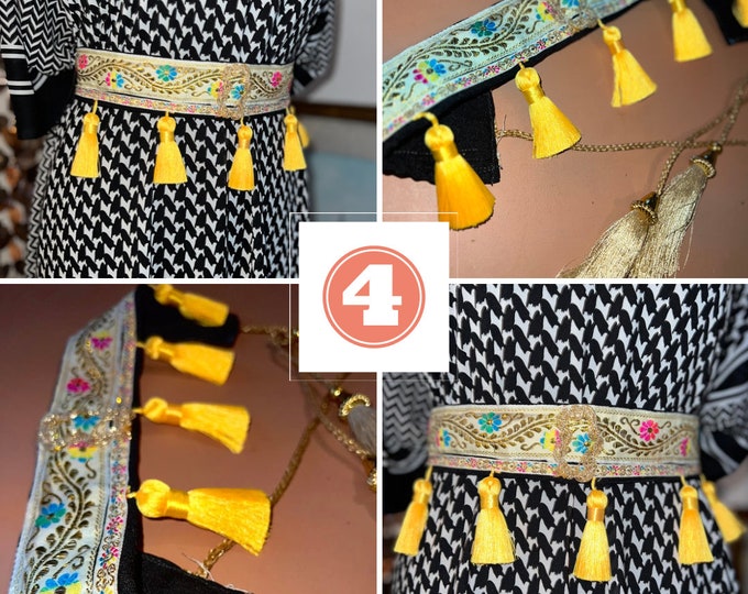 Arabic Iraq Boho Fashion Statement Belts, Handmade Different, Special ...