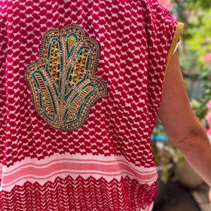 Short Arabic Shemagh-keffiyeh Jacket-kimono-poncho-tunic-robe-gilet ...