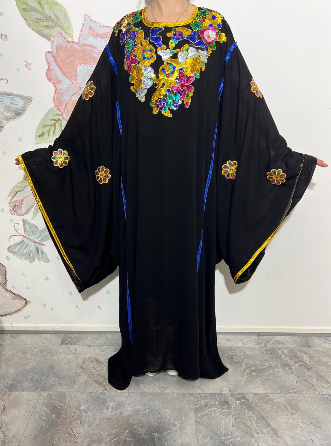 Traditional Dubai Iraqi/arabic Hashmi/kaftan/kimono/abaya/wedding Party ...