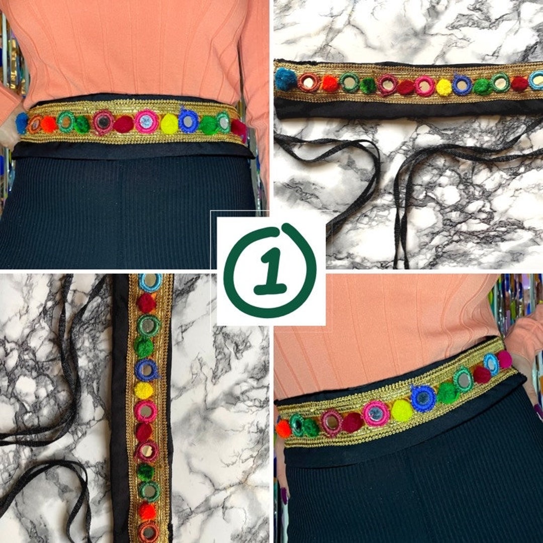 Different Styles Arabic Iraqi Boho Fusion, Handmade Statement Belts ...