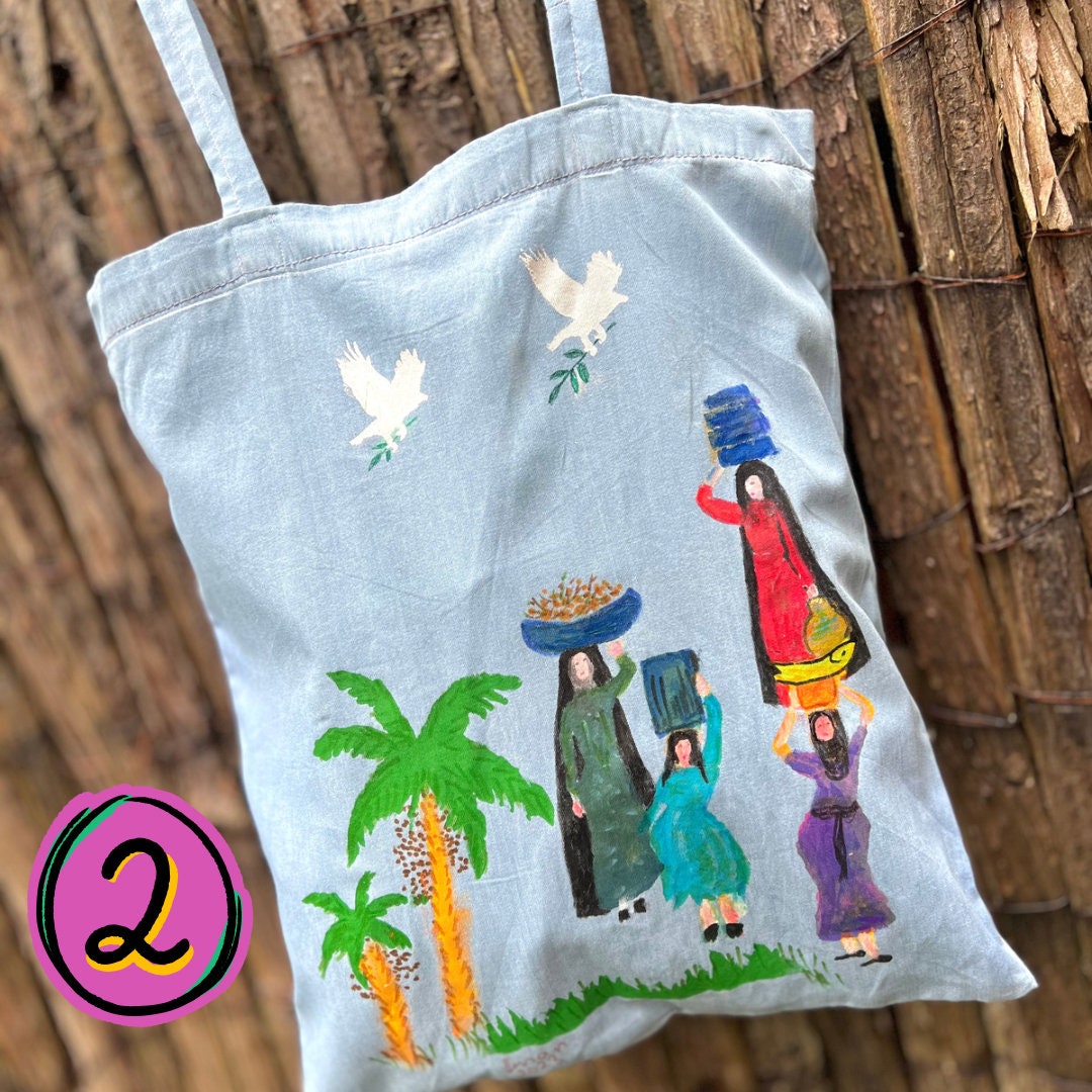 Different Handmade Styles Shoulder, Tote Bag Shopper Sack. Arabic Iraqi ...