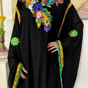 Chiffon Sequins Hashmi Gown | Uae-dubai Iraq Glitter Kaftan | Modest ...