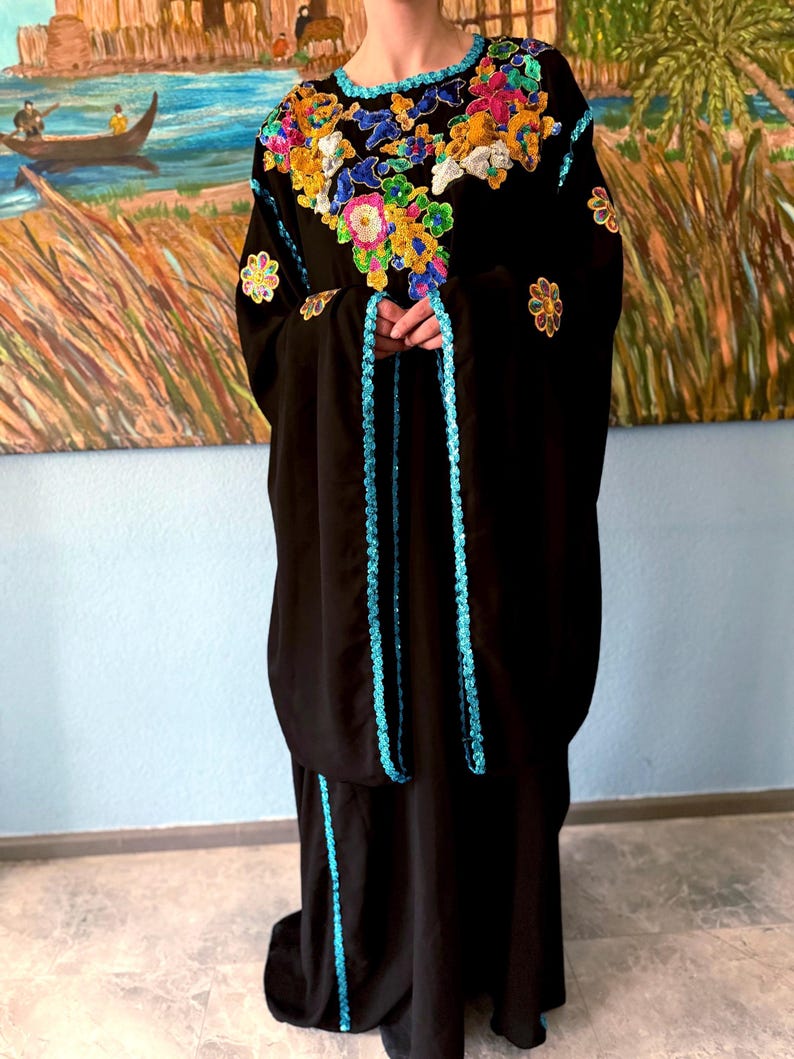 Hashmi Traditional Dubai Iraqi Arabic Kaftan Kimono Abaya Wedding Party ...