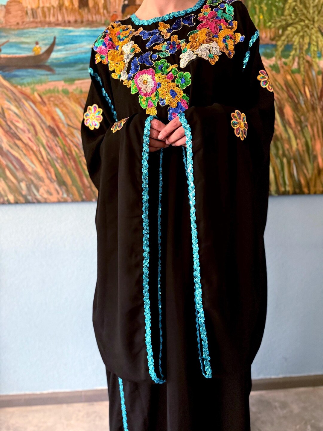 Hashmi Traditional Dubai Iraqi Arabic Kaftan Kimono Abaya Wedding Party ...