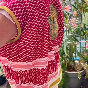 Short Arabic Shemagh-keffiyeh Jacket-kimono-poncho-tunic-robe-gilet ...