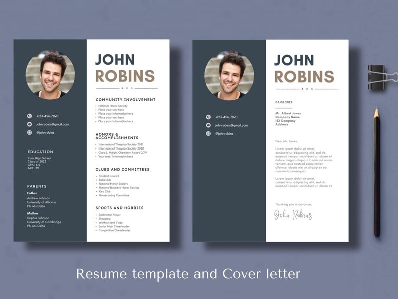 Fraternity Resume Template Canva Fraternity Rush Resume Etsy Australia