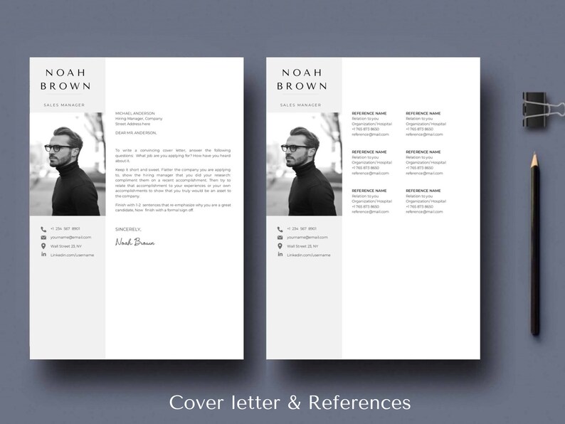 CV Template With Photo CV Template Google Docs & Word CV Template ...