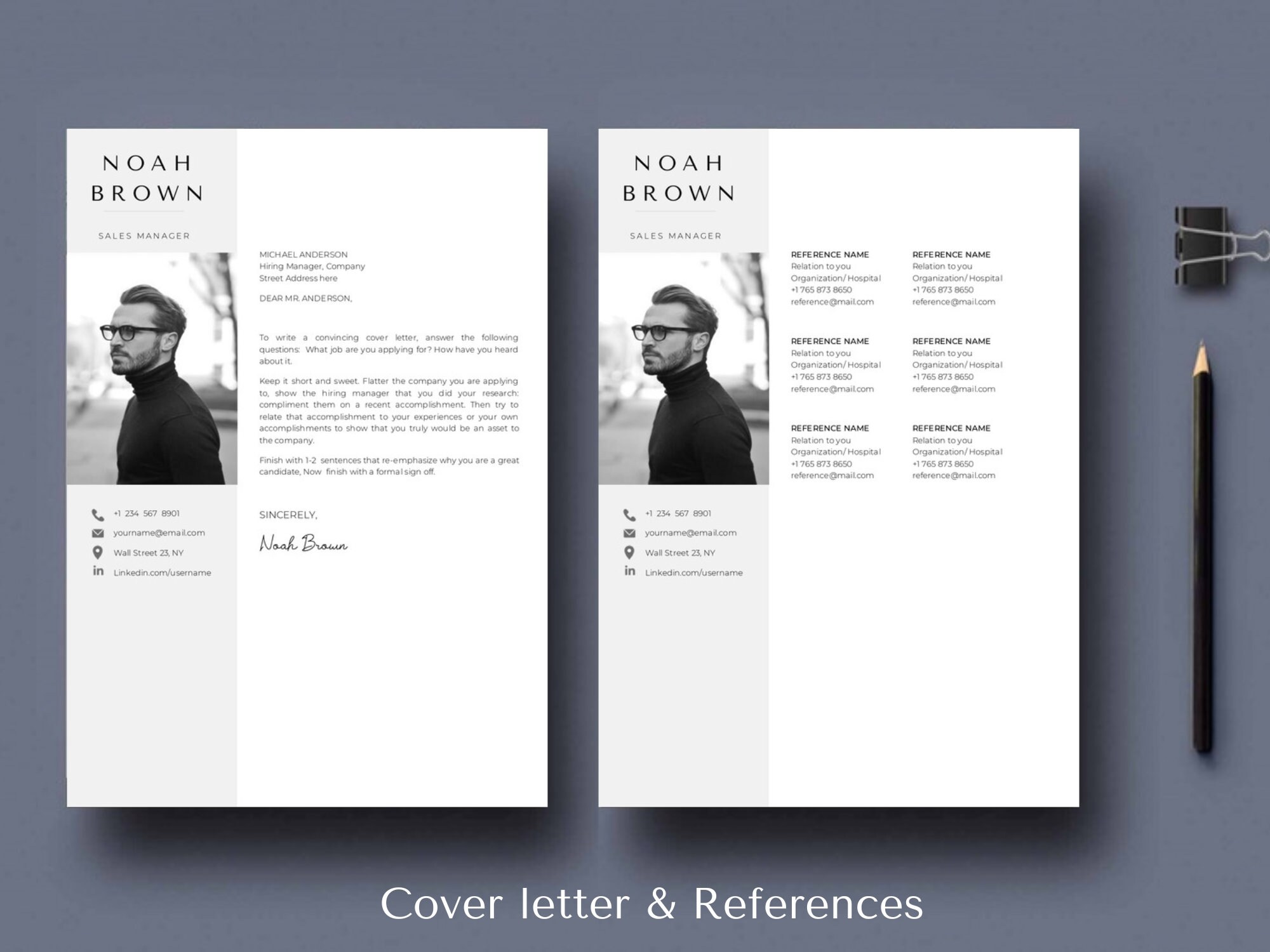 CV Template With Photo CV Template Google Docs & Word CV - Etsy UK