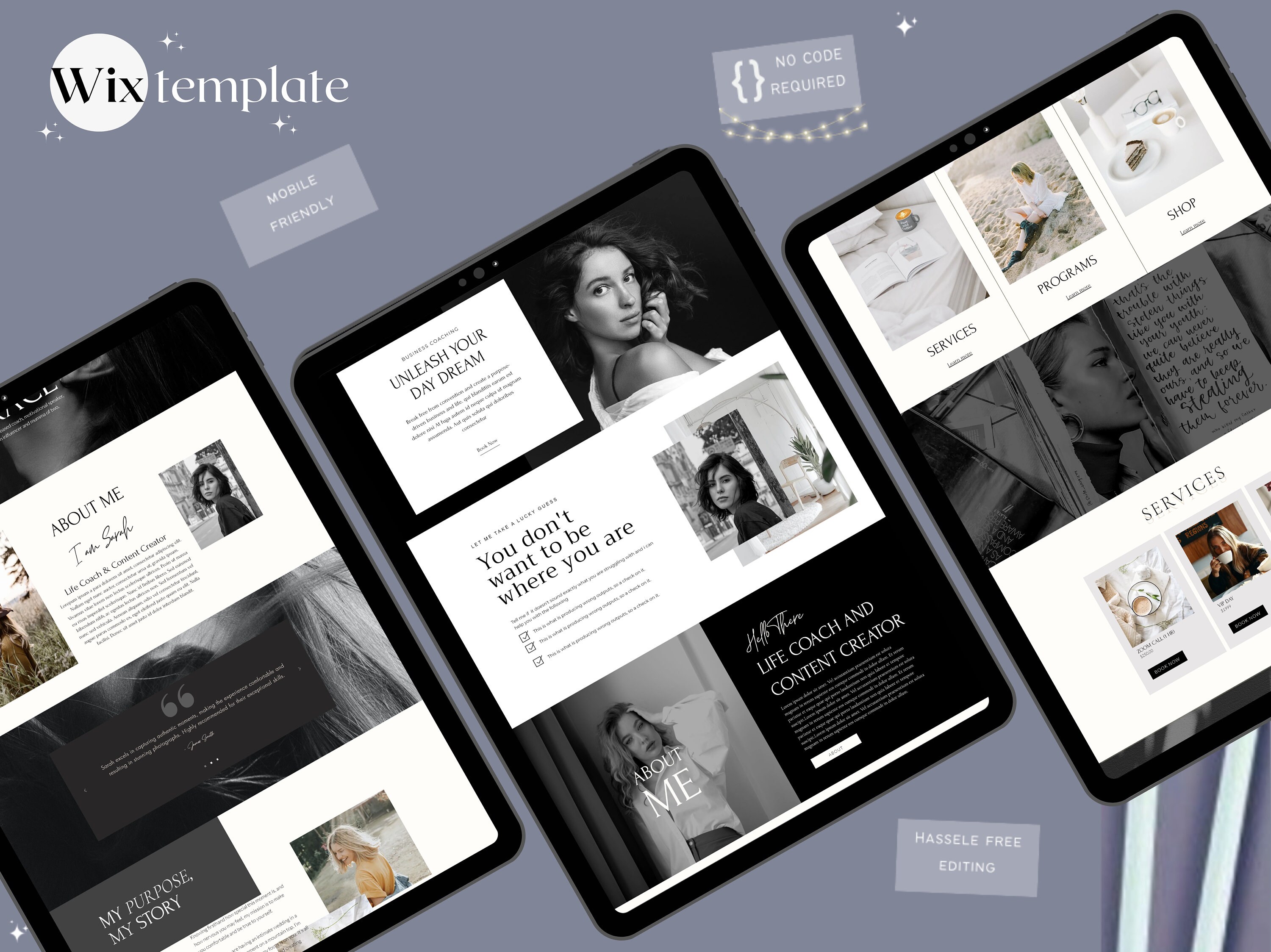 Wix Template, Wix Website Template, Wix Coach, Wix Template, Wix ...