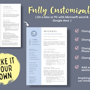 Airline Pilot Resume Template Word Professional Commercial Pilot Cv ...