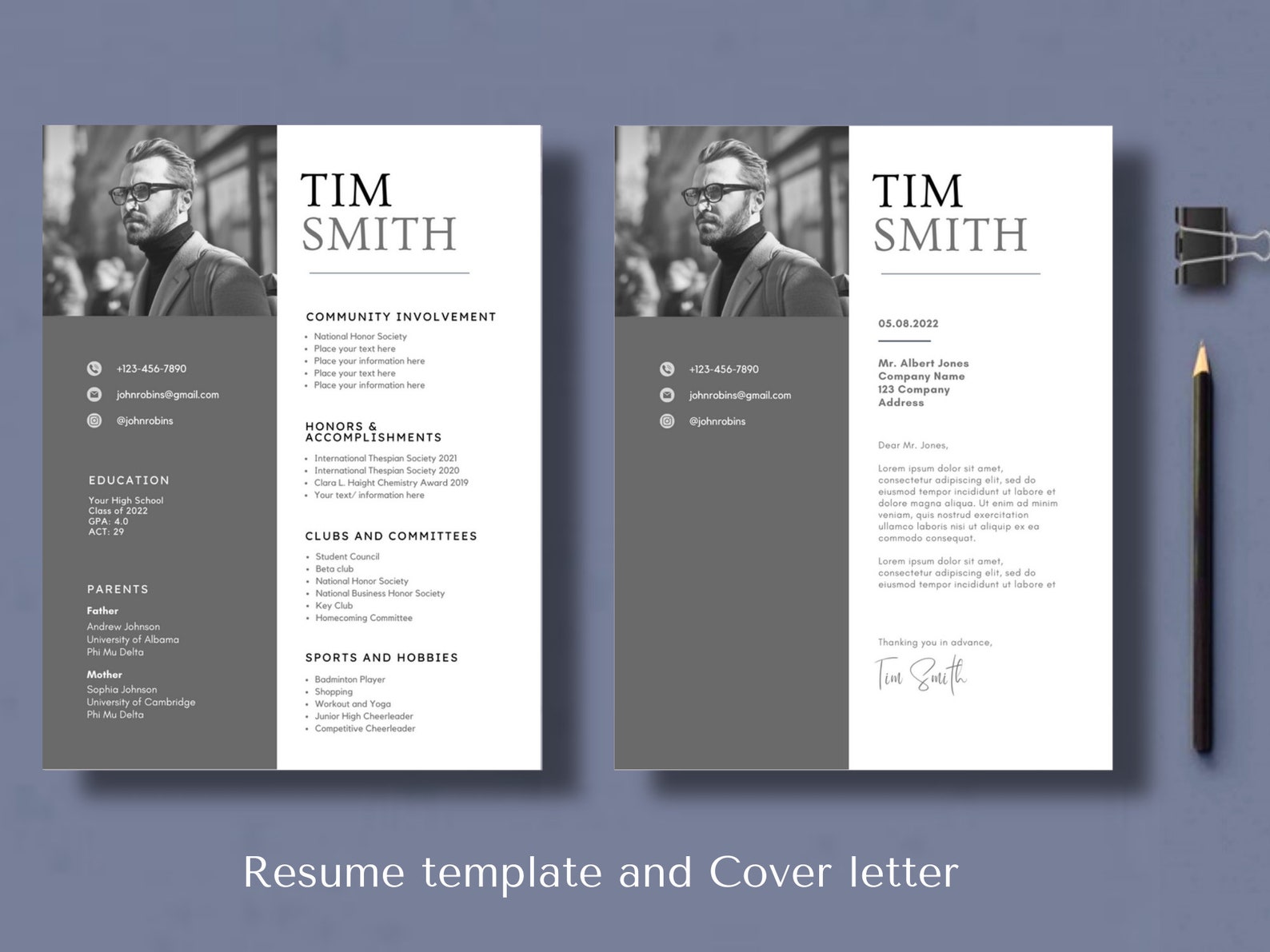 Fraternity Resume Template Canva | Fraternity Rush Resume 2024 ...
