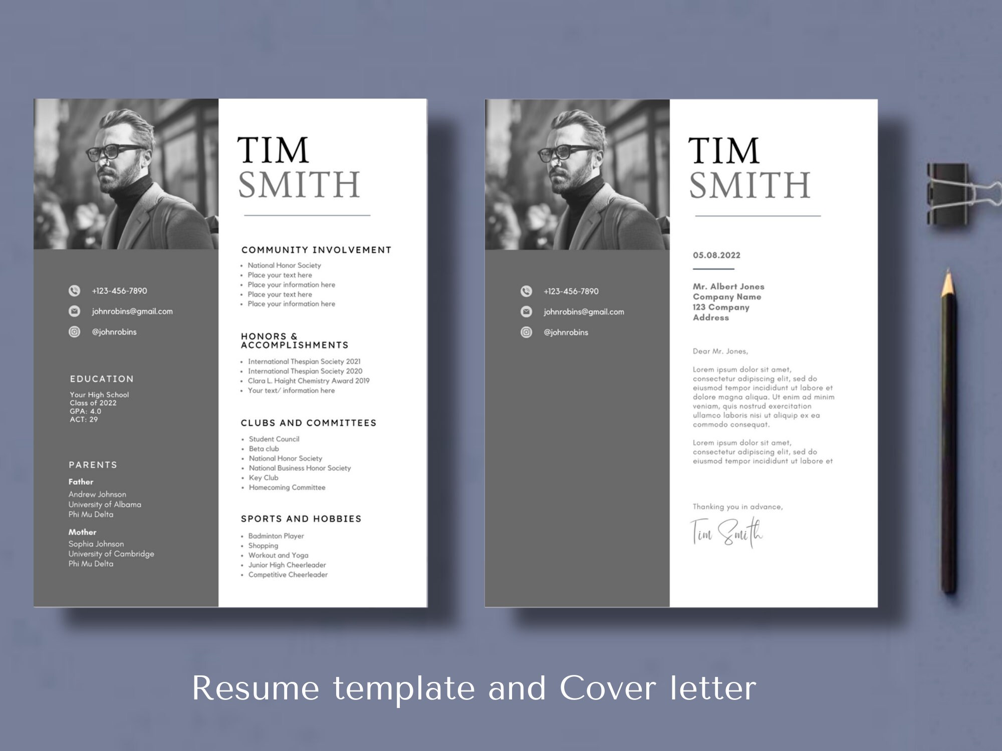 Fraternity Resume Template Canva | Fraternity Rush Resume 2024 ...