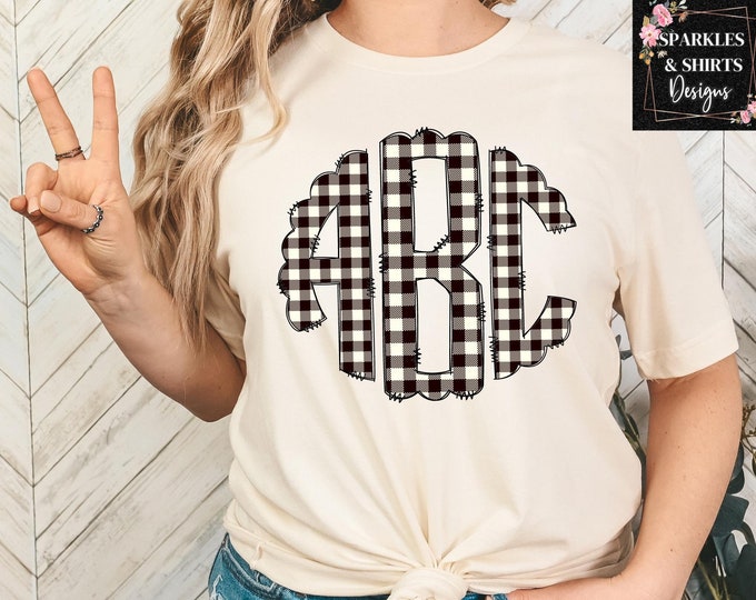 Custom Monogram Png, Fall Monogram Png, Personalized Monogram Png, Monogram Png, Monogram Shirt ...