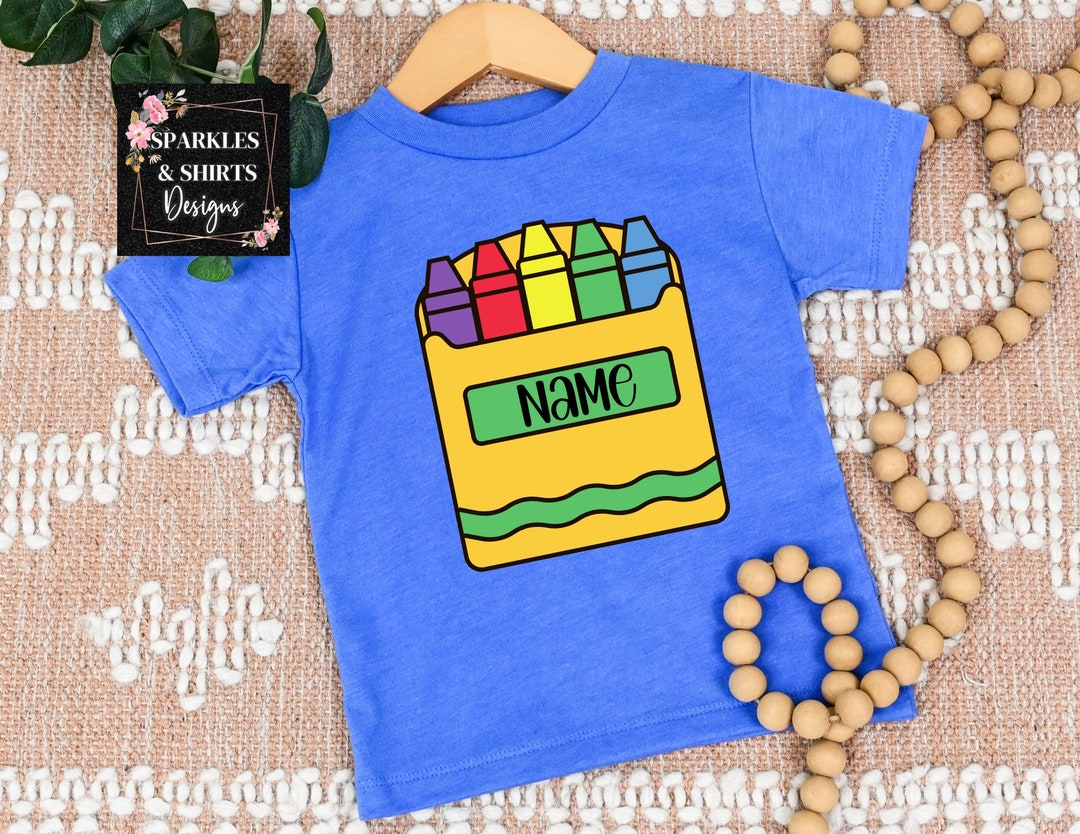 Personalized Name Png, School Png, Crayons Png, Back to School Png ...