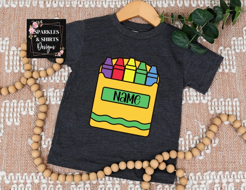 Personalized Name Png, School Png, Crayons Png, Back to School Png ...