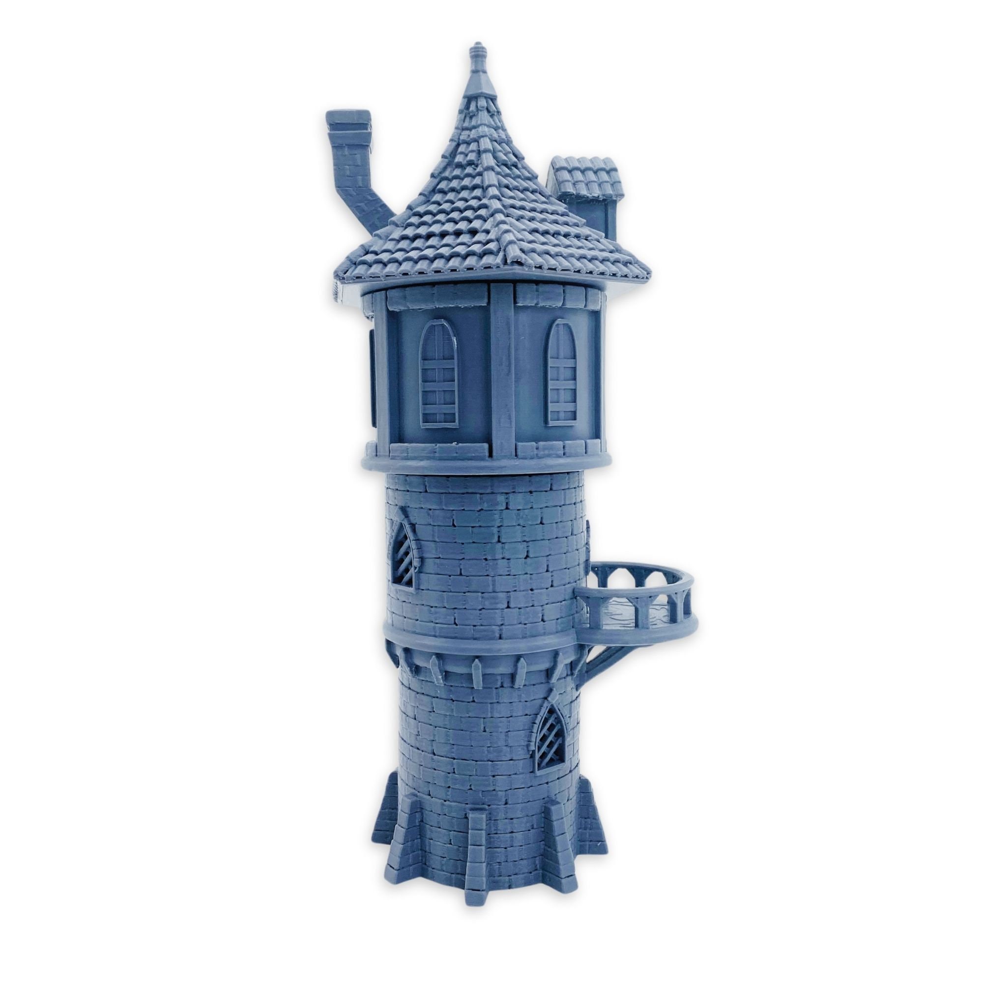 Fantasy Wizard Tower Wargaming Terrain Building 15mm 28mm 32mm Tabletop ...