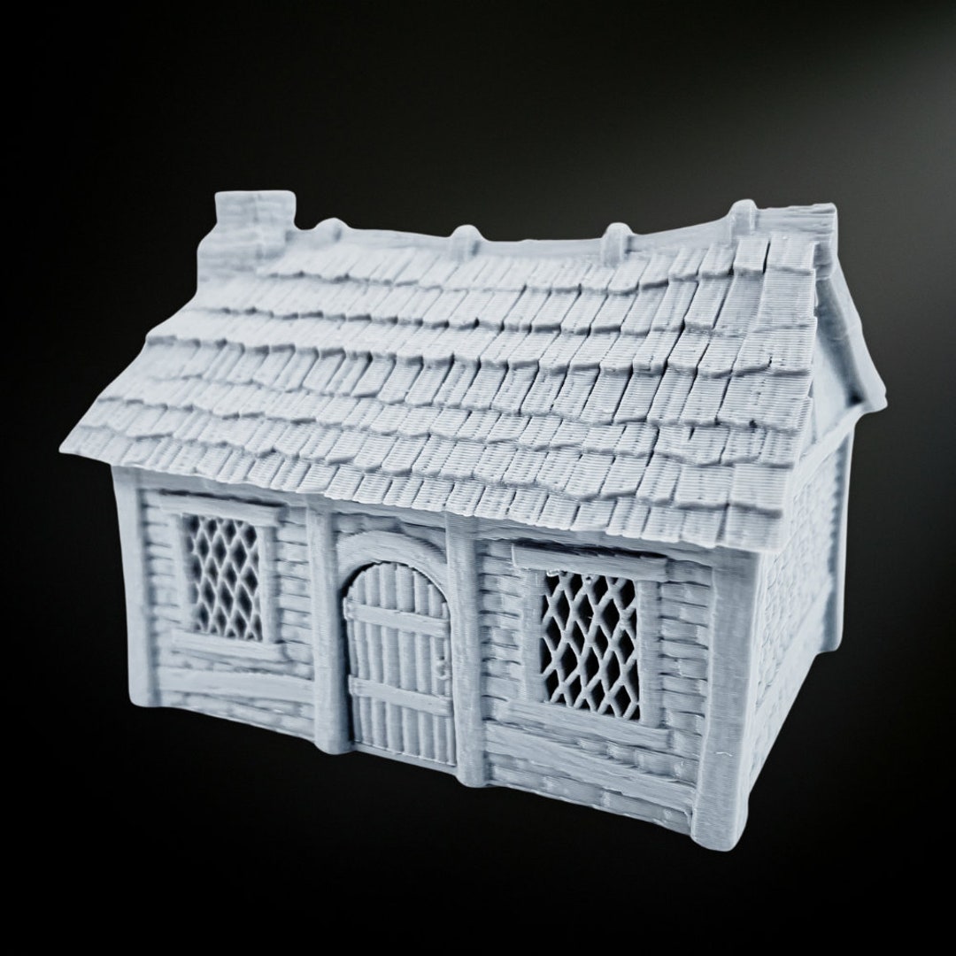 Fantasy Cottage House I Wargaming Terrain Building 15mm 28mm 32mm ...