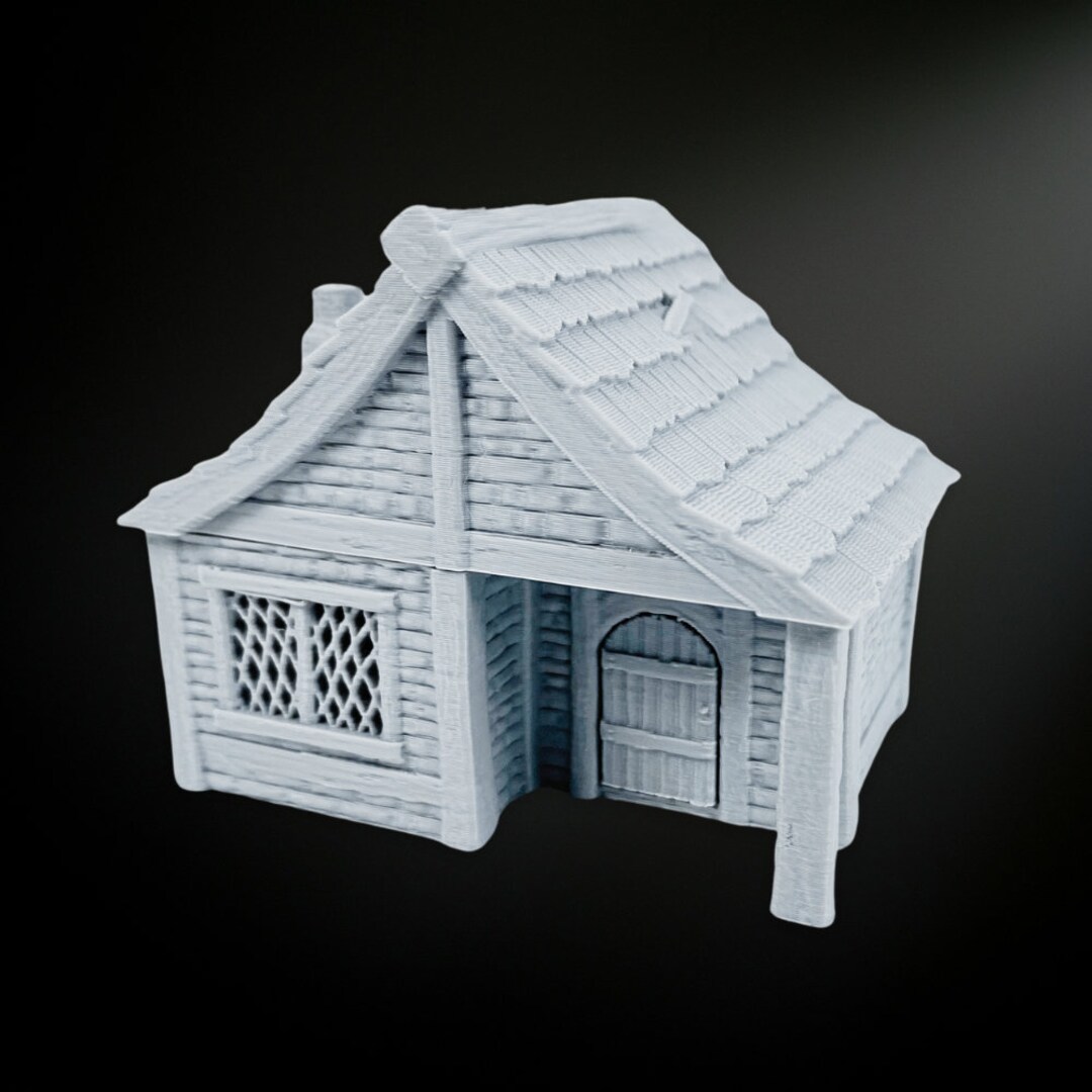 Fantasy Cottage House III Wargaming Terrain Building 15mm 28mm 32mm ...