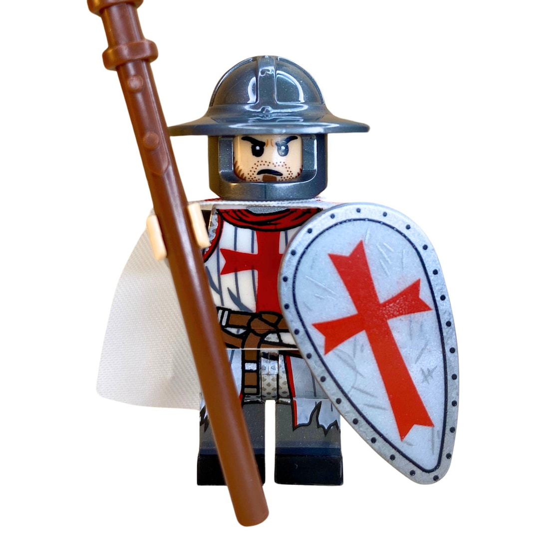 Medieval Knights Templar Crusader Custom Minifigure - Etsy