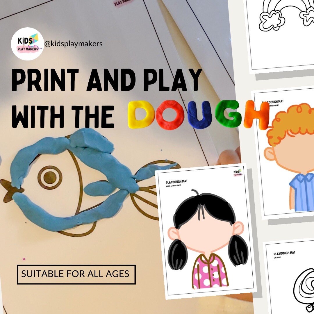 Playdough Mat Emotions, Foods and Animals - PDF to Print - Etsy