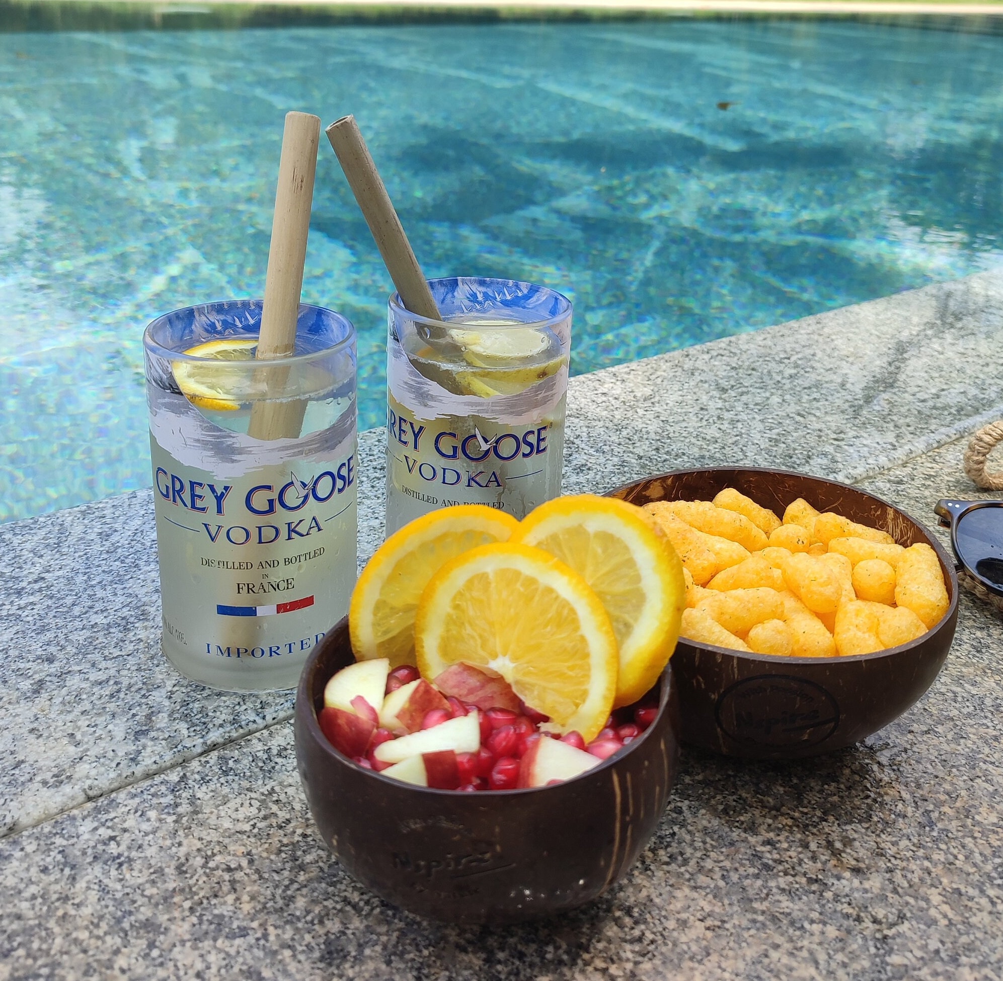 Upcycled Grey Goose Vodka Glass, Unique Vodka Lover Gift, Handmade ...