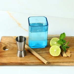 Upcycled Bombay Sapphire Gin Glass, Unique Gin Lovers Gift, Handmade ...
