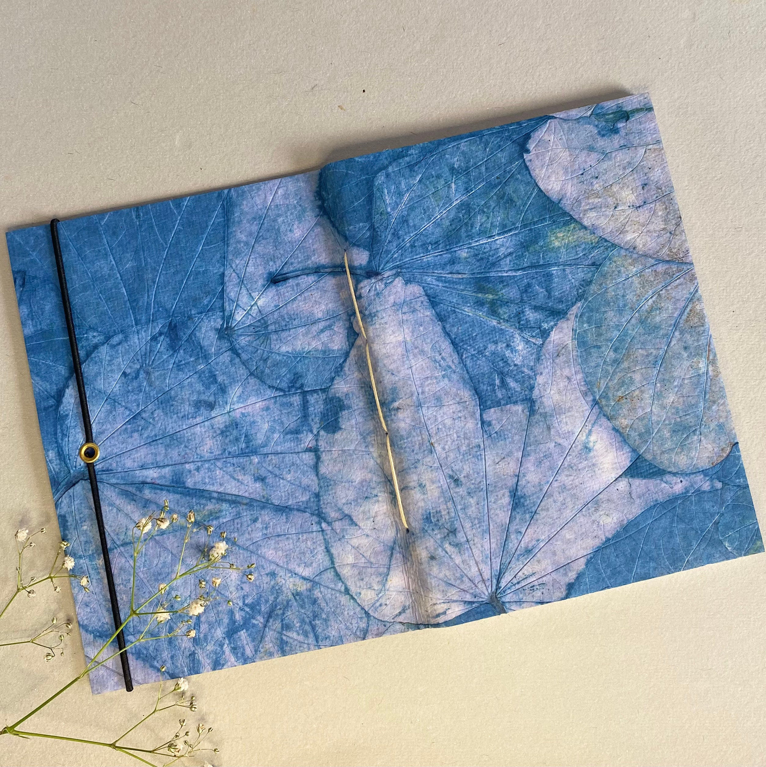 Handmade Lotus Pond Diary Writing Notebook Recycled Handmade - Etsy