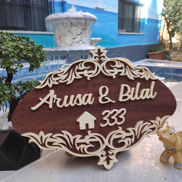 Door Name Plate - Etsy