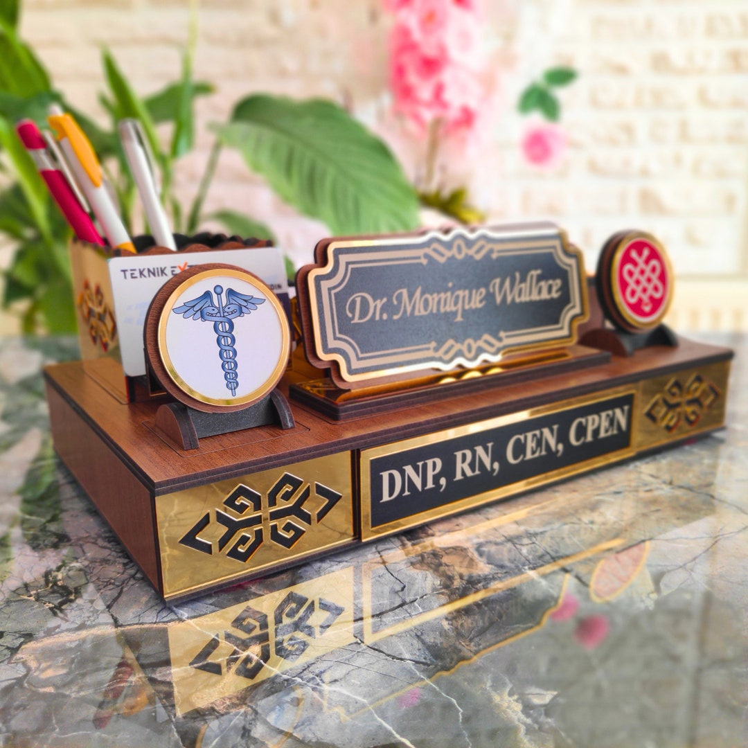 The Multi-functional Desk Name Plate, Specially Produced for Doctors ...