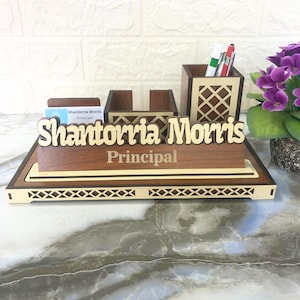 Name Plate for Desk, Custom Desk Sign for Bosses and Principals ...