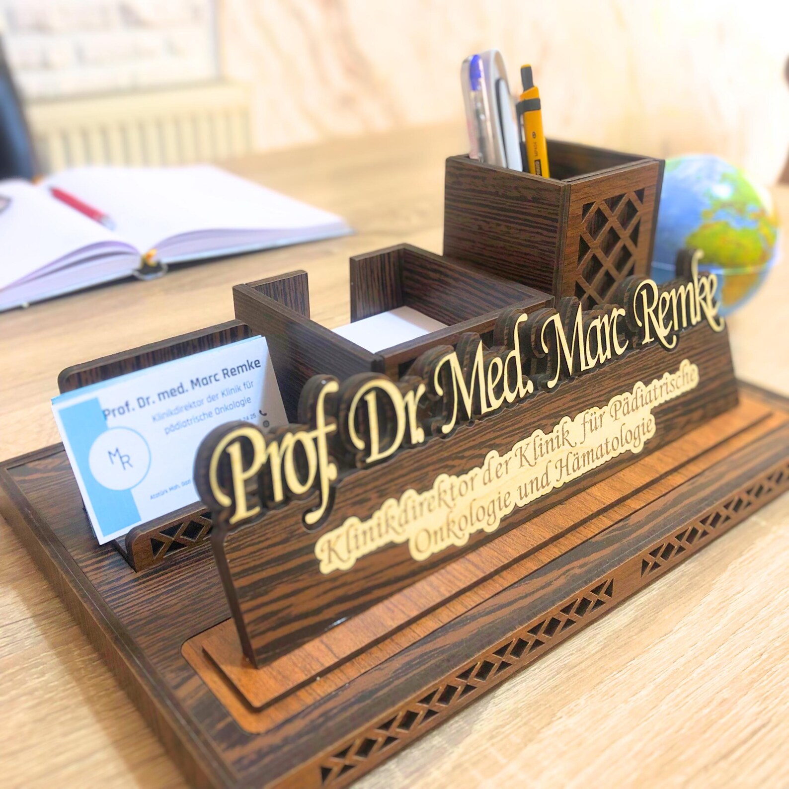 Custom Design All-duty Desk Name Plate, Table Name Plate With Business ...