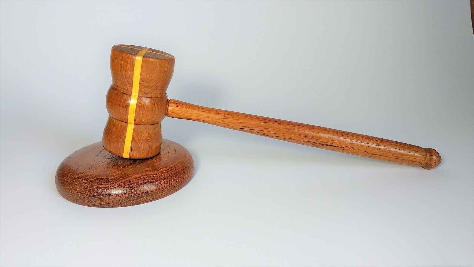 Handmade Wood Auction Hammer With Sound Block Gifts for - Etsy