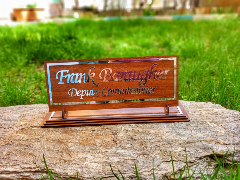 Customized Executive Desk Name Plate Personalized Name Sign - Etsy