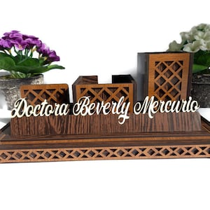 Custom Made Desk Name Plate That Meets Many Needs on Your Desk, Desk ...