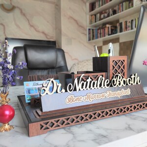 Medical Desk Name Plate - Personalized, Functional Design for Doctors ...